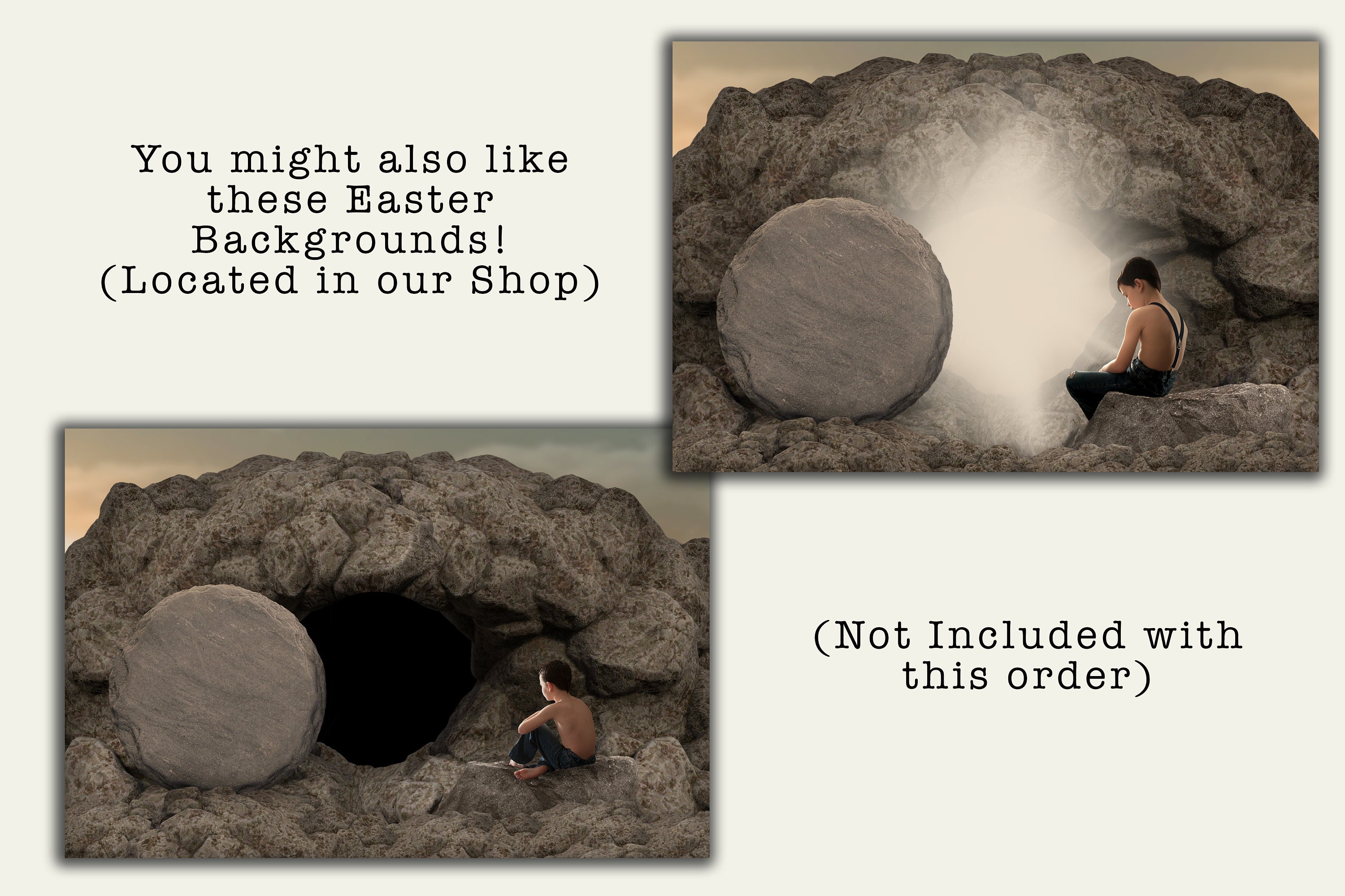 Empty Tomb Easter Backdrop Background / Jesus / Background for | Etsy