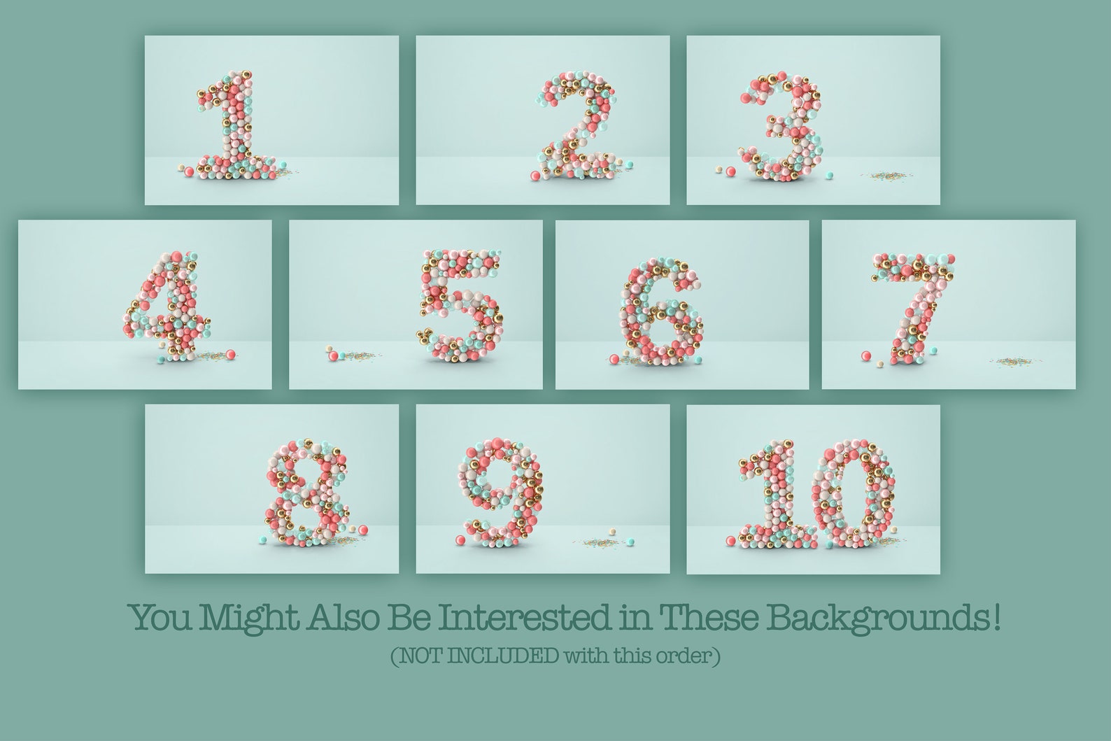 2nd Birthday Background for Photography Compositions / Digital Backdrop ...