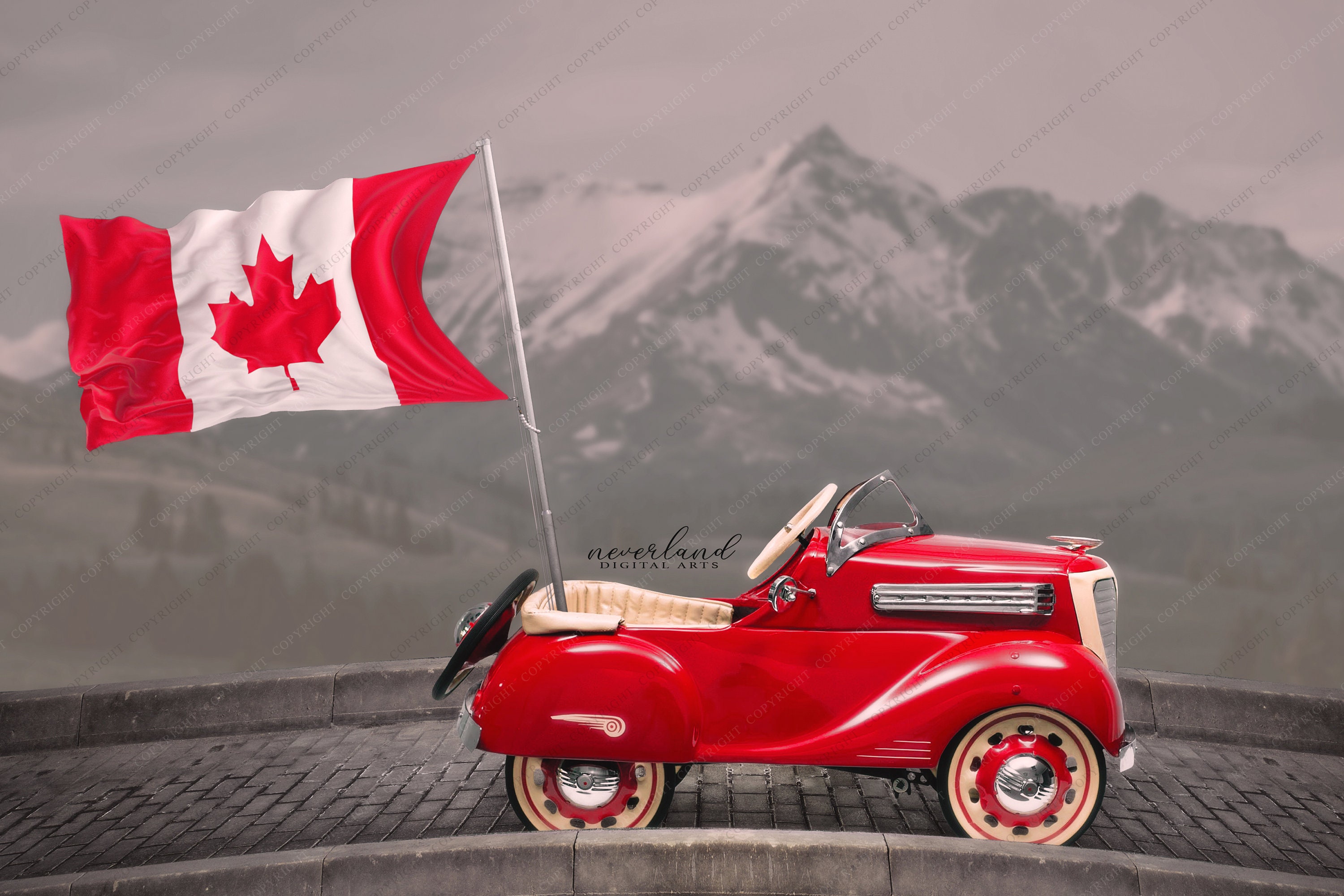 Canada Day Background for Photography Composition / Canadian - Etsy