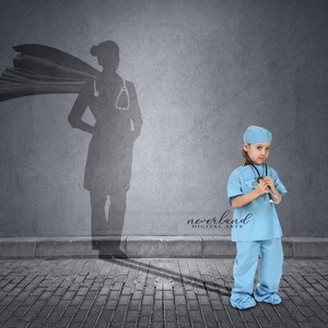 Doctor Nurse Shadow Digital Background / Photography Backgrounds for ...