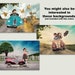 Runaway Sidecar Digital Background / Valentines Backgrounds & Overlays ...