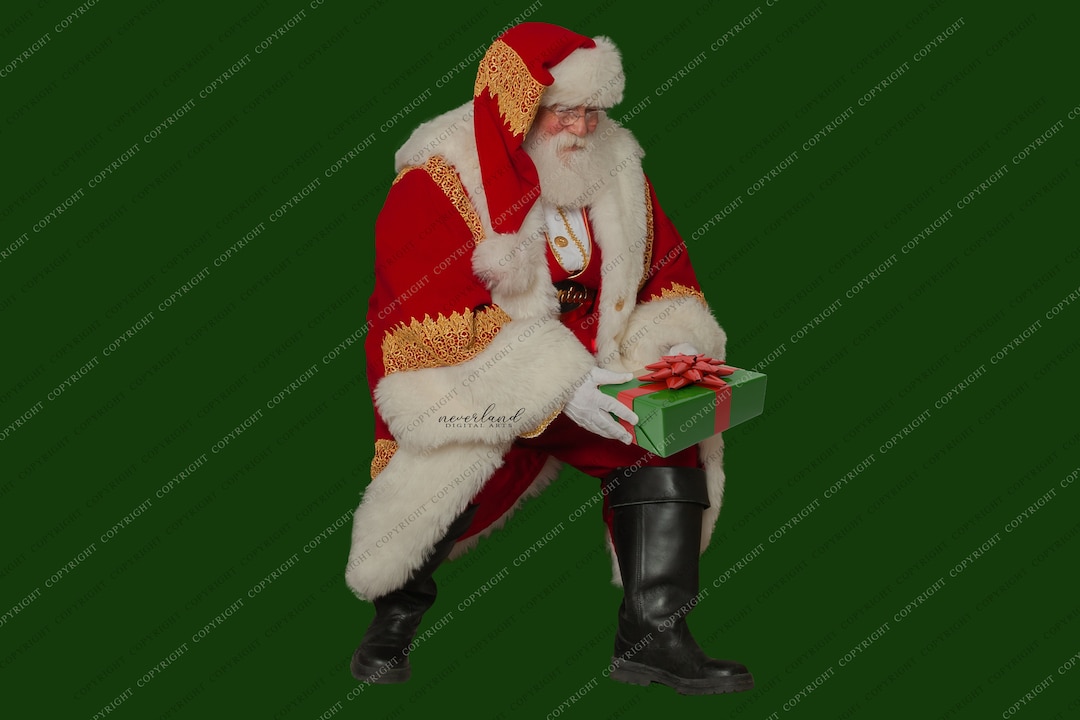 Santa Sitting Overlay / PNG Transparent Snow Globe Christmas Background ...