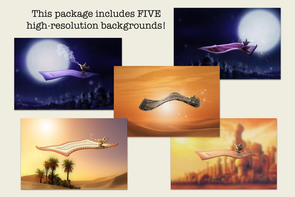 5-pack Magic Carpet Backdrop Background / for Photographers / Aladdin ...