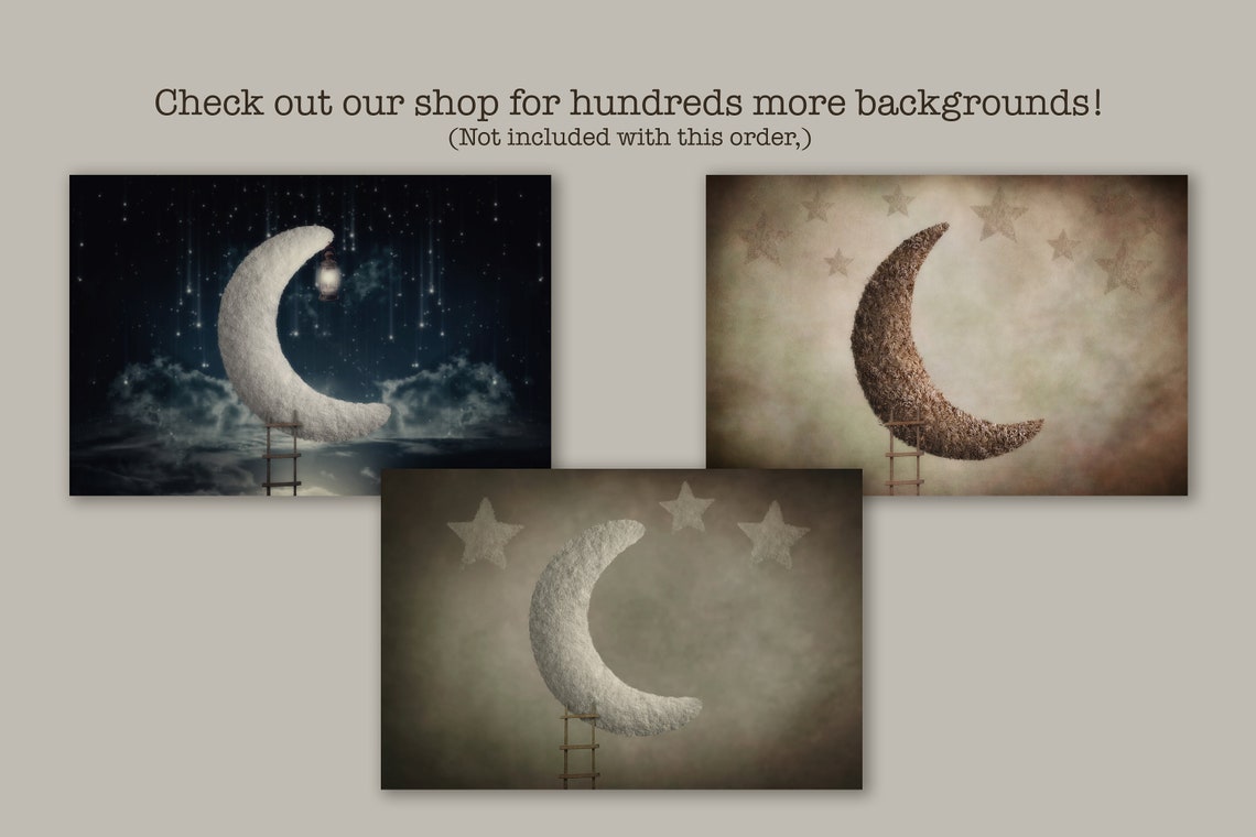 Newborn Photographer / Moon Prop / Shaggy Moon Background for - Etsy