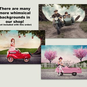 Runaway Sidecar Digital Background / Valentines Backgrounds & Overlays ...