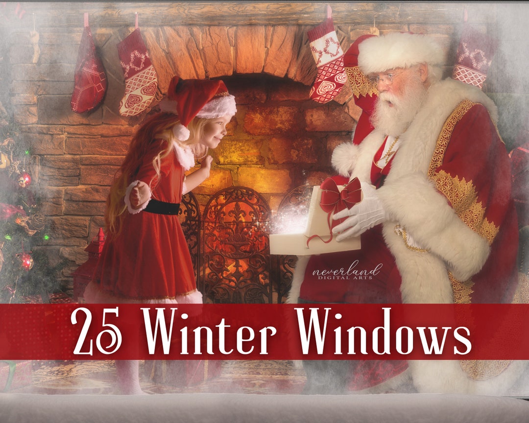 Mega Bundle! Winter Window Transparent Overlays / Frosty Window ...