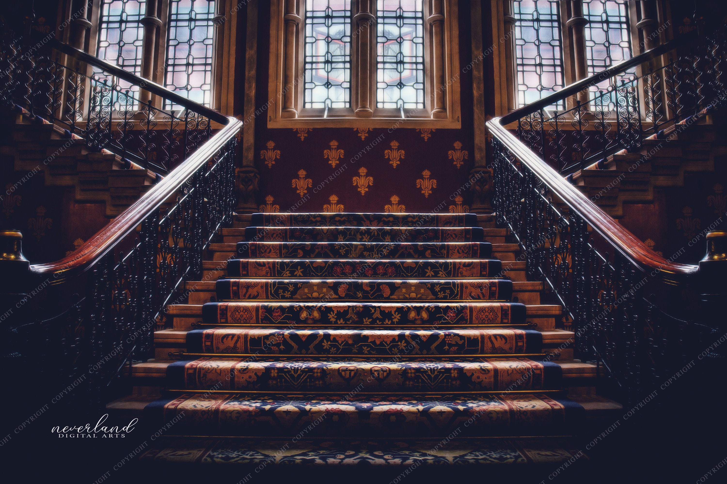 Grand Staircase Digital Background for Photography - Etsy