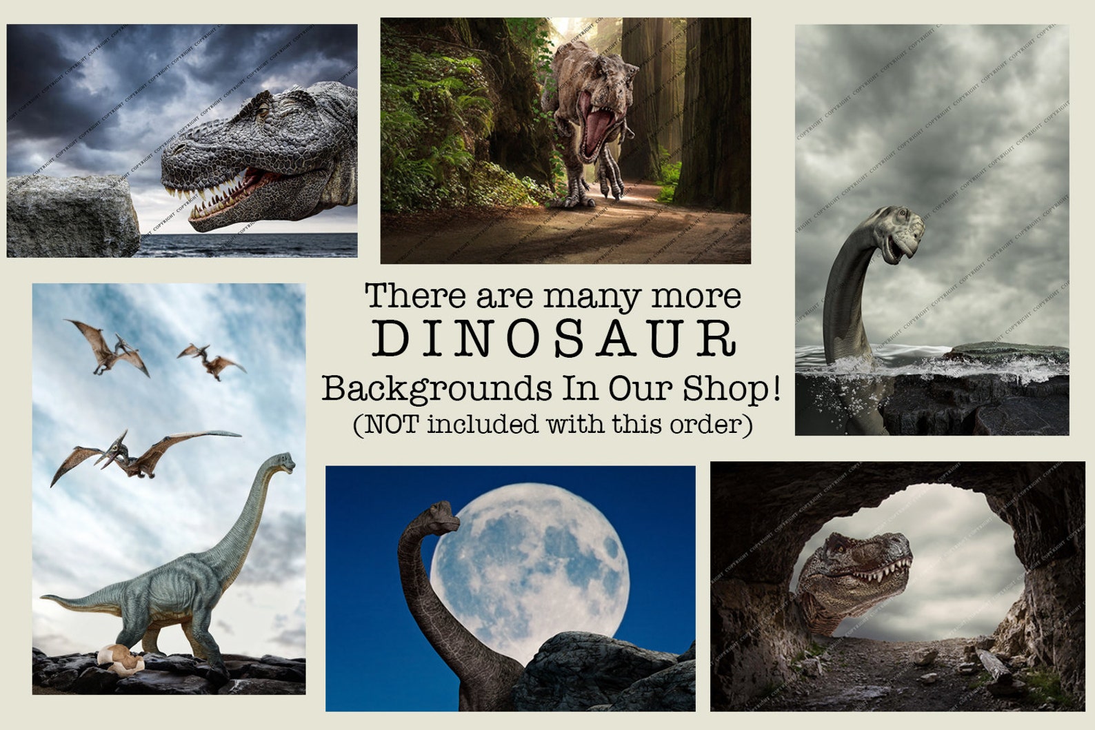 Trex Chasing a Jeep Dinosaur Background for Photography Compositions ...