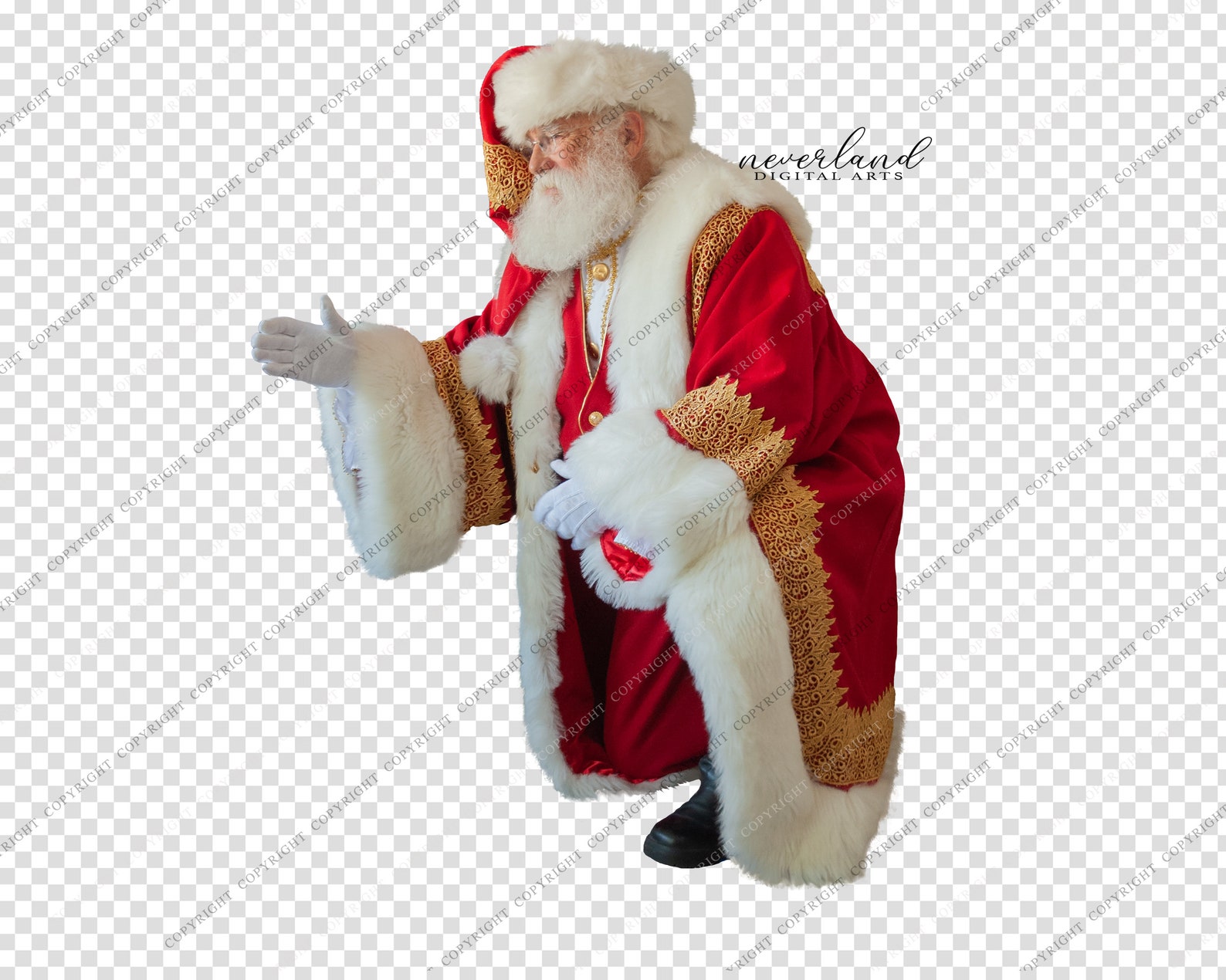 Santa Overlay / PNG Transparent / Christmas Background / - Etsy