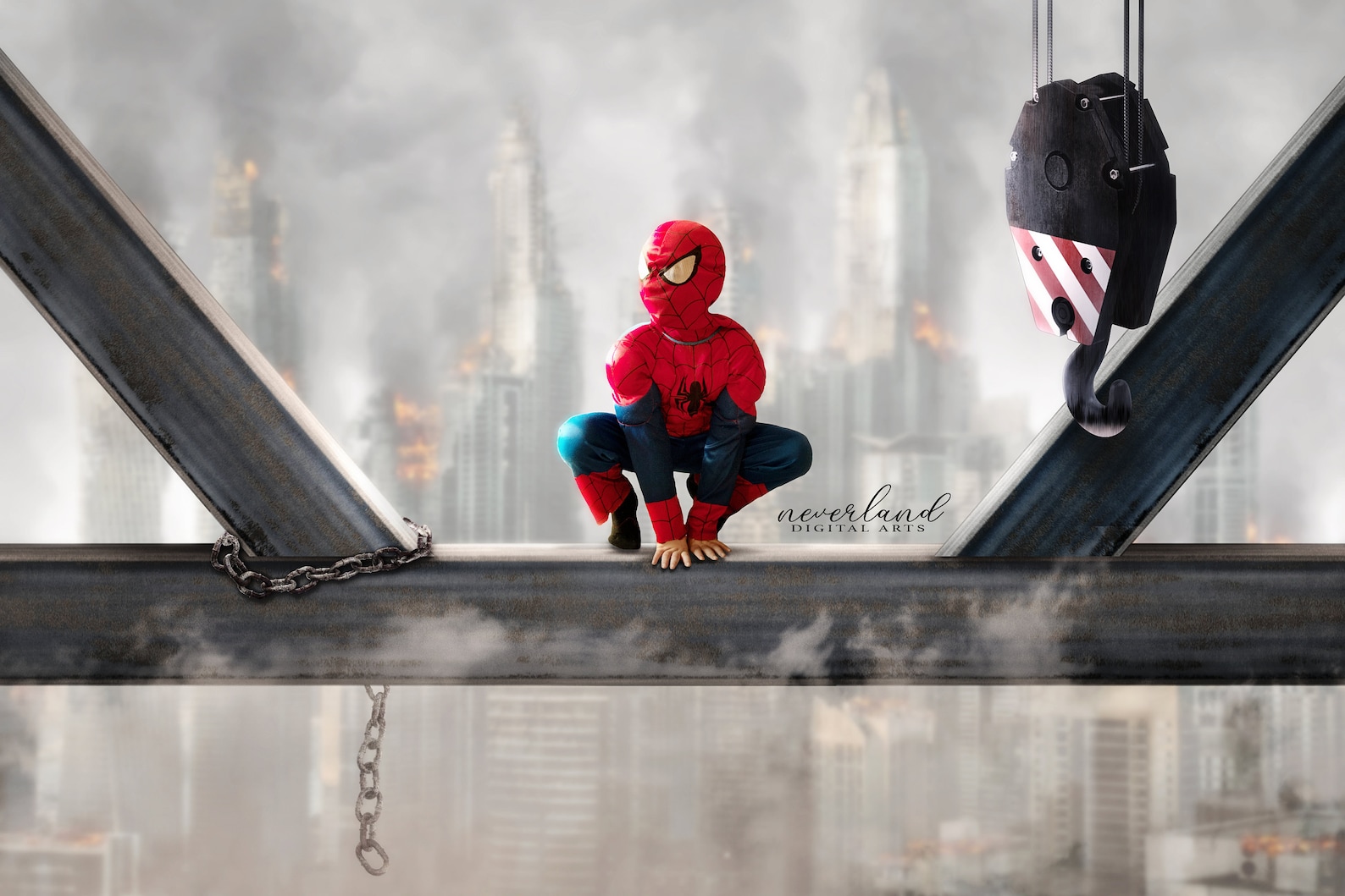 Super Hero Digital Background for Photography Compositions / Backdrop ...