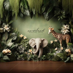 Jungle Safari Backdrop Bundle - 15 Pack / Digital Background / Digital ...