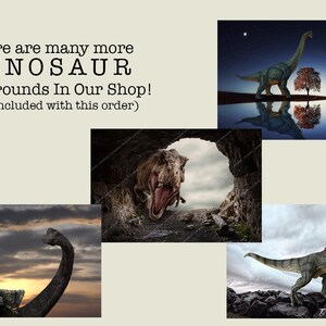 T-rex Dino Dig Digital Background for Photography Compositions ...