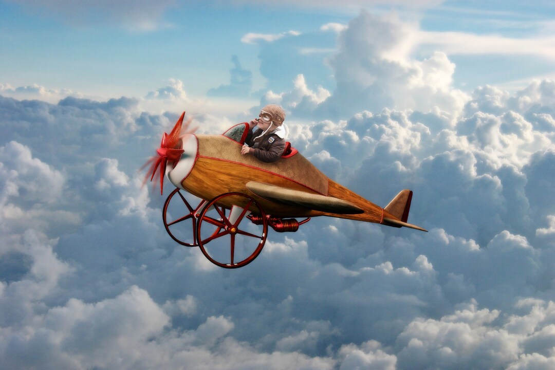 Airplane Backdrop Background / High Resolution / Digital Background for ...