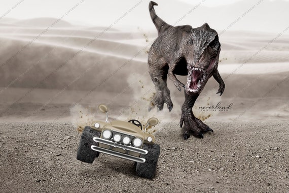 T Rex Car Wallpaper