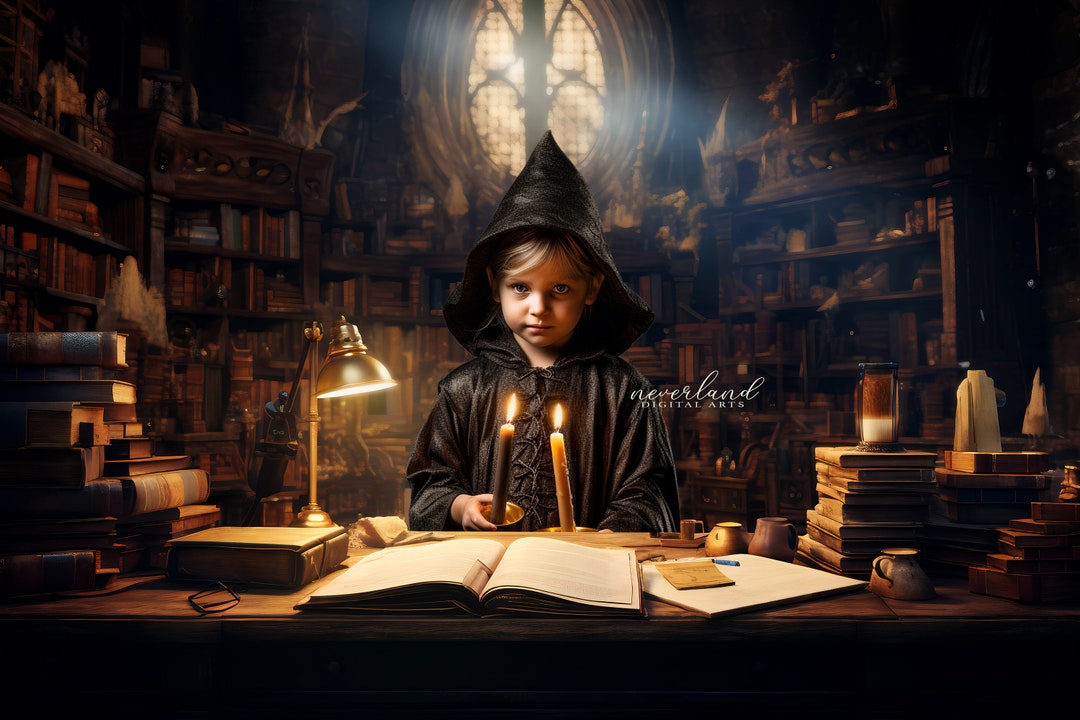 Wizard Office Background for Photography Composites / Photoshop ...