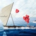 Love Boat Valentine Digital Background / Photography - Etsy