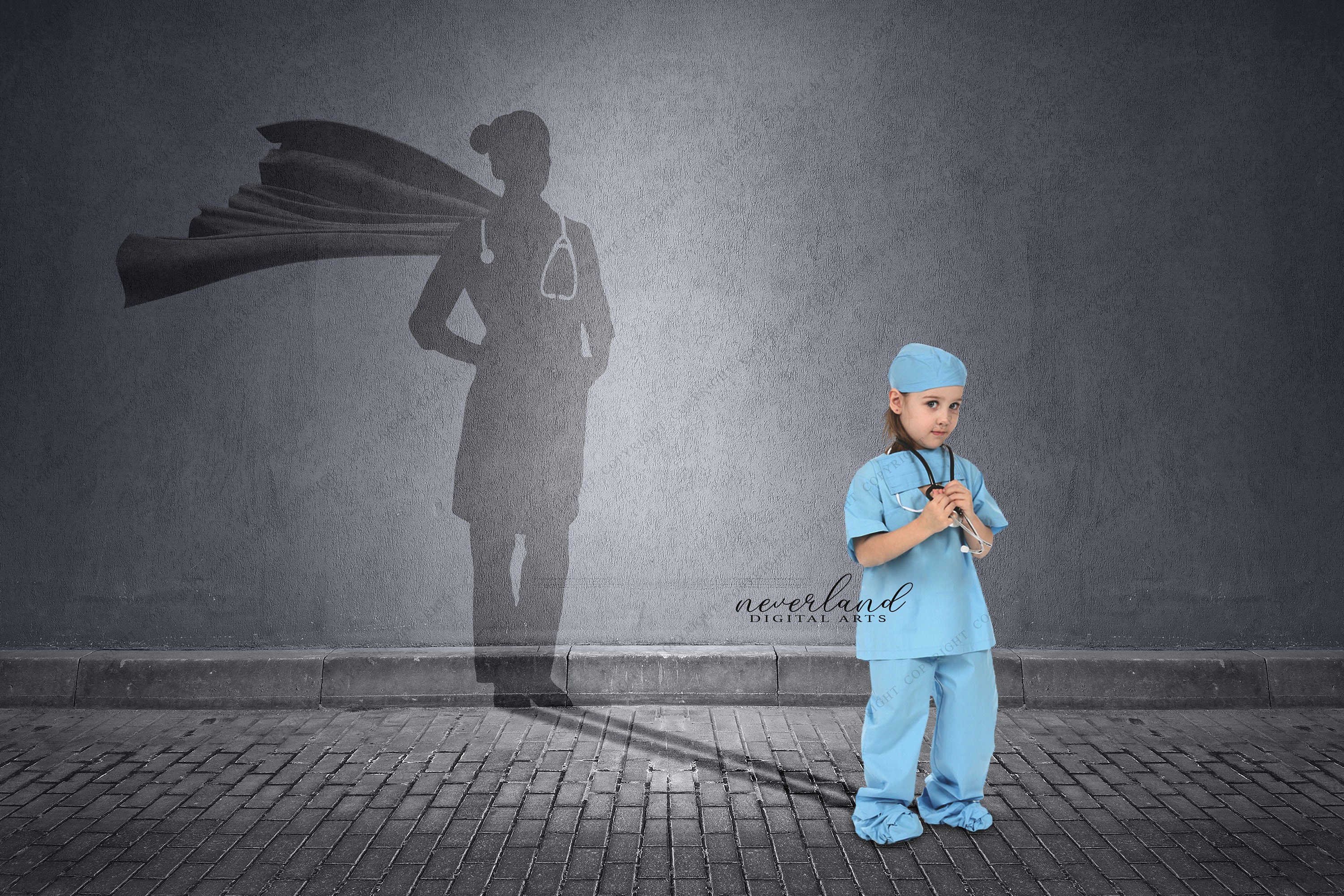 4 PACK Doctor Nurse Shadow Digital Background / Photography | Etsy