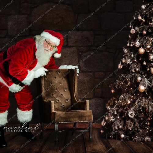 Sleeping Santa / Winter Background for Photography Composites - Etsy