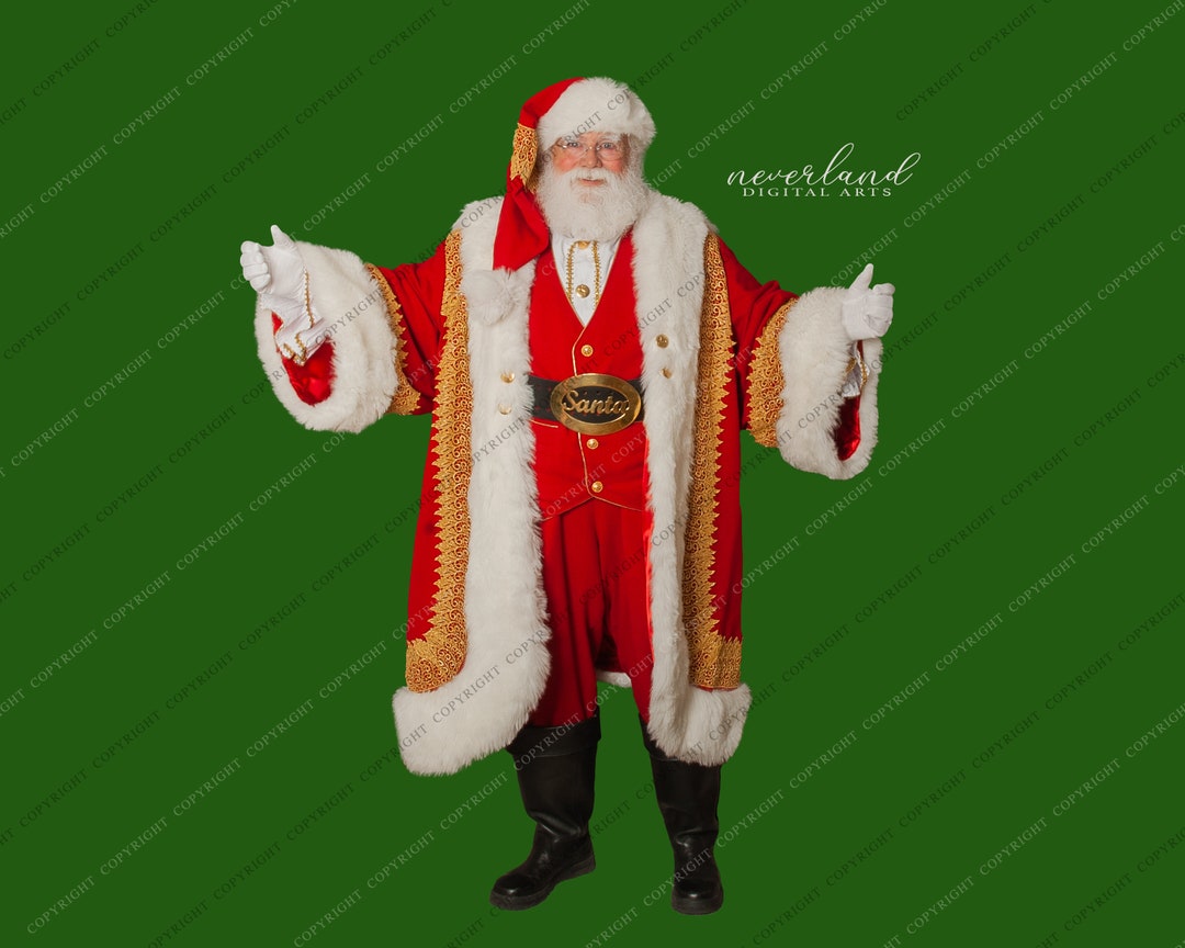 Santa Overlay / PNG Transparent / Christmas Background / Photography ...