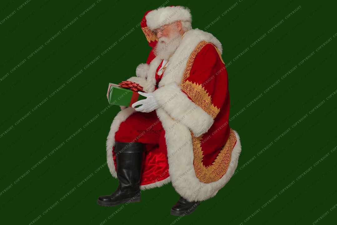 Santa Sitting Overlay / PNG Transparent Snow Globe Christmas Background ...