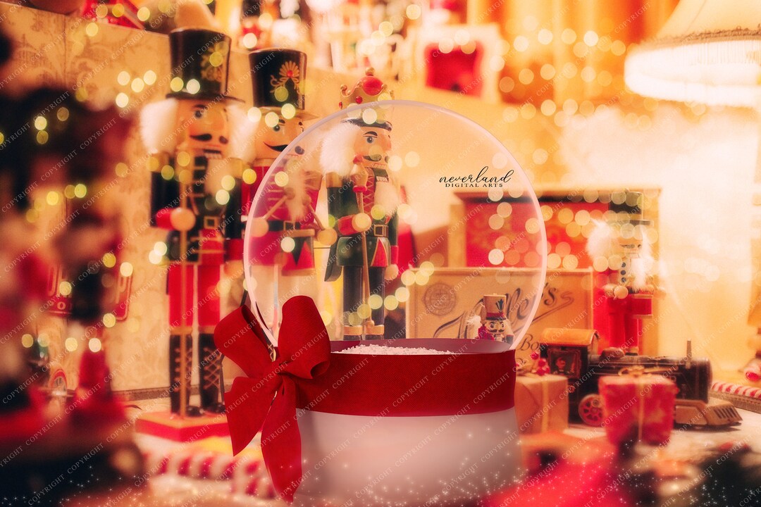 Snowglobe Christmas Background for Photography Composites / Composition ...