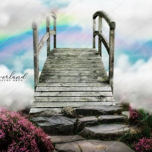 Rainbow Bridge Digital Background for Photography Composites ...