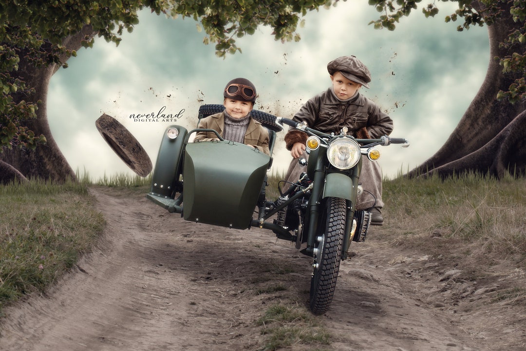 Runaway Sidecar Digital Background / Valentines Backgrounds & Overlays ...