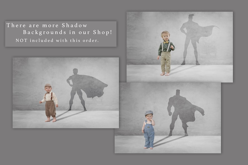 Superhero Shadow Backdrop / Background for Photographers / | Etsy