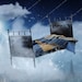 Flying Bed Backdrop Background for Photographers / Fairytale / Fantasy ...
