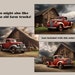 Old Farm Truck Digital Background / Digital Backdrops for Photographers ...