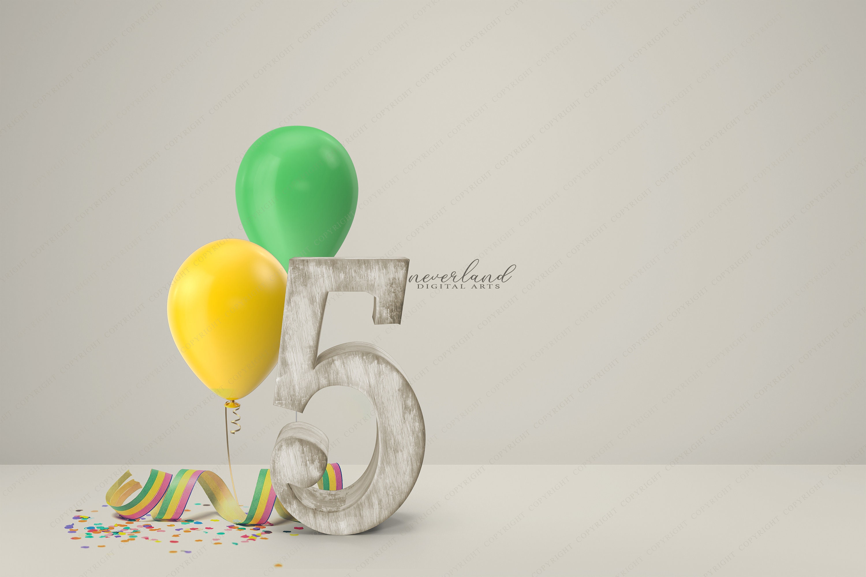 5th Birthday Background for Photography Compositions / Digital | Etsy