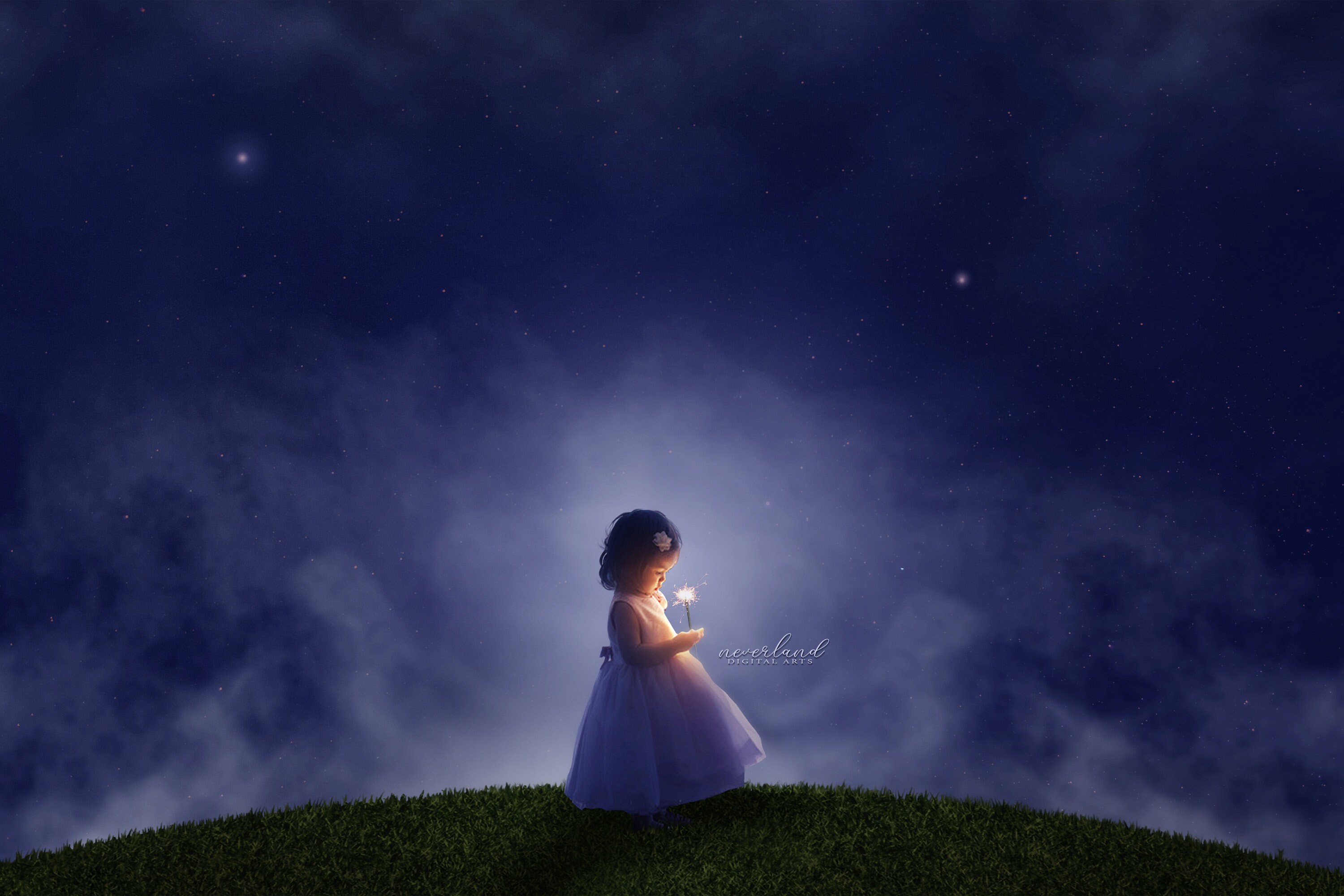 2 PACK Starry Night Background for Photographers / Instant | Etsy