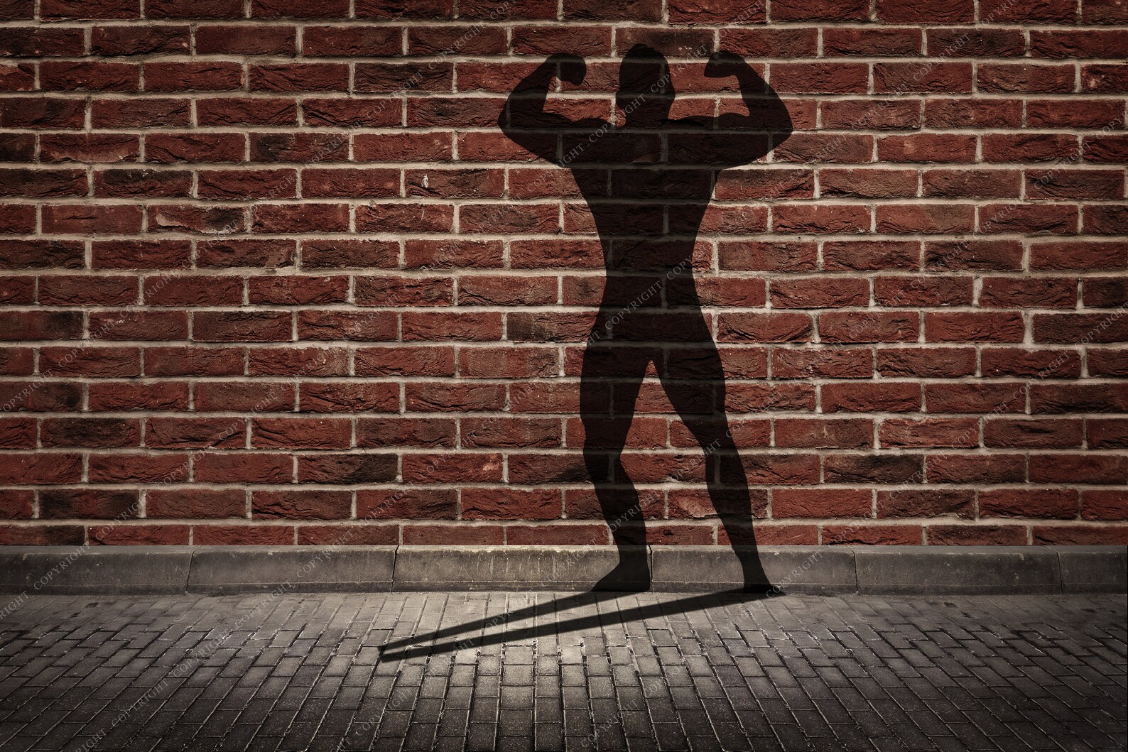 Strongman Shadow Background for Photographers / Instant - Etsy