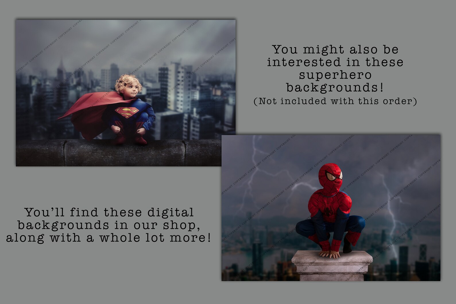 Super Hero Digital Background for Photography Compositions / Backdrop ...