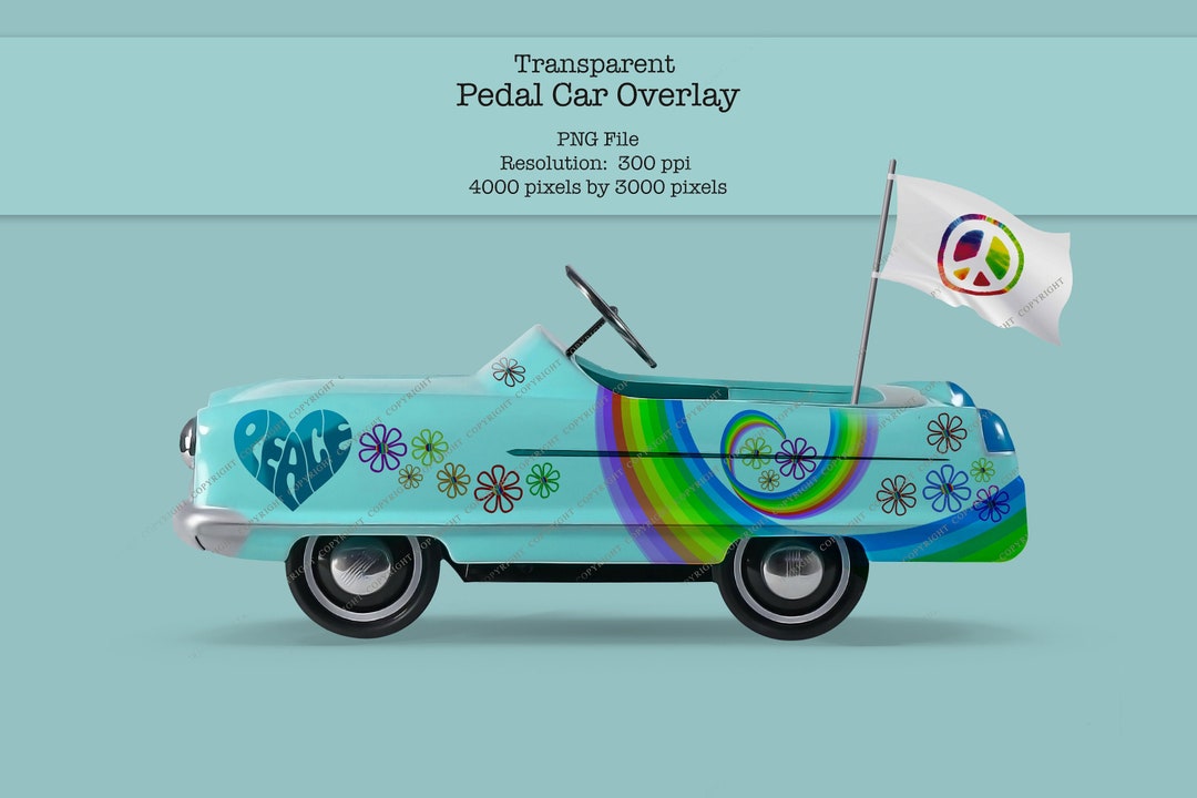 Pedal Car Overlay / Hippy Car / High Resolution Pedal Car Transparent ...