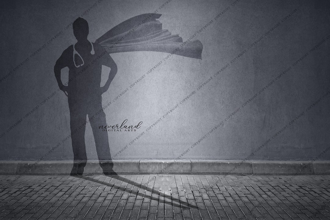 Doctor Nurse Shadow Digital Background / Photography Backgrounds for ...