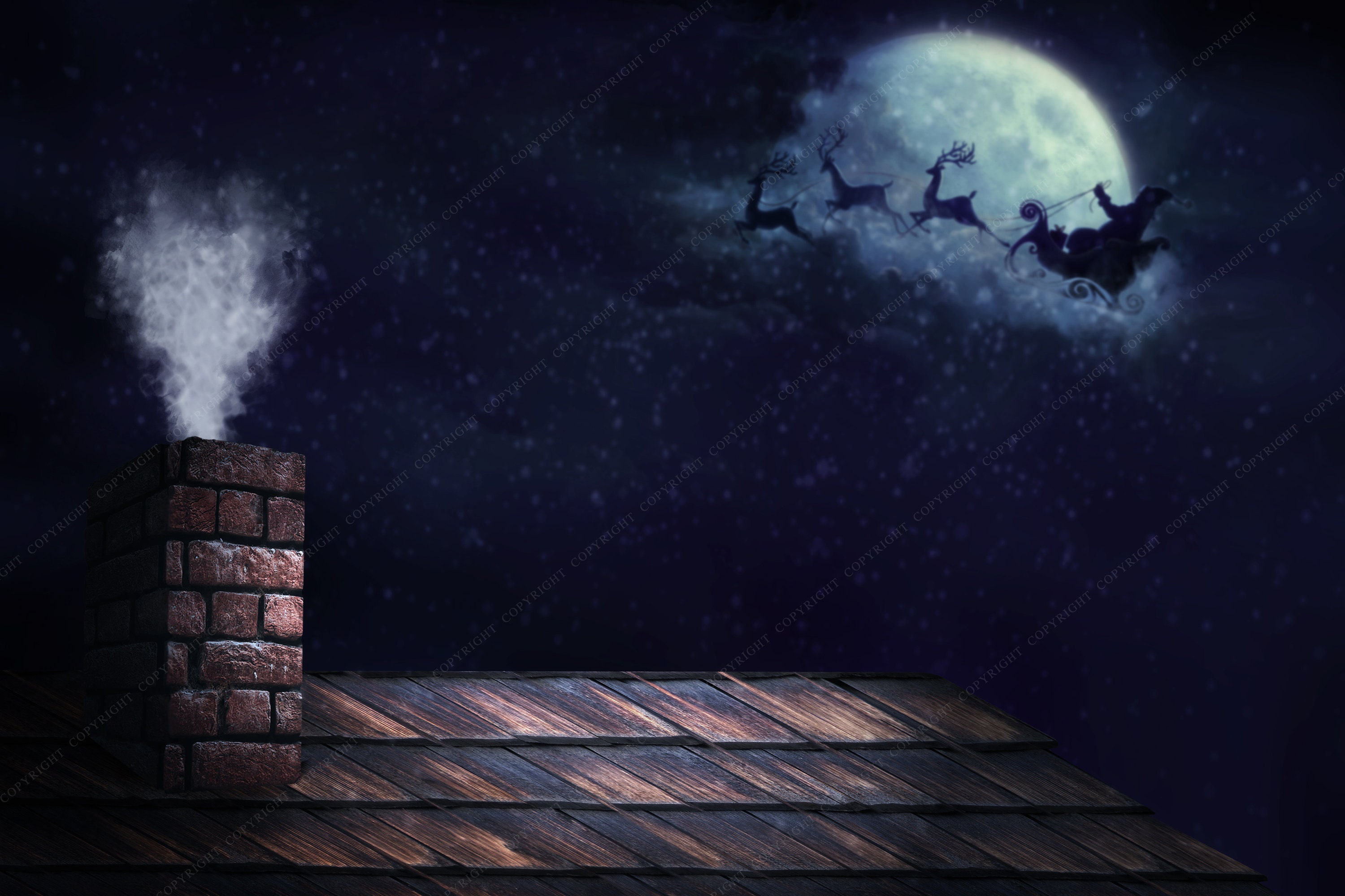 Christmas Roof / Winter Background for Photographers / - Etsy