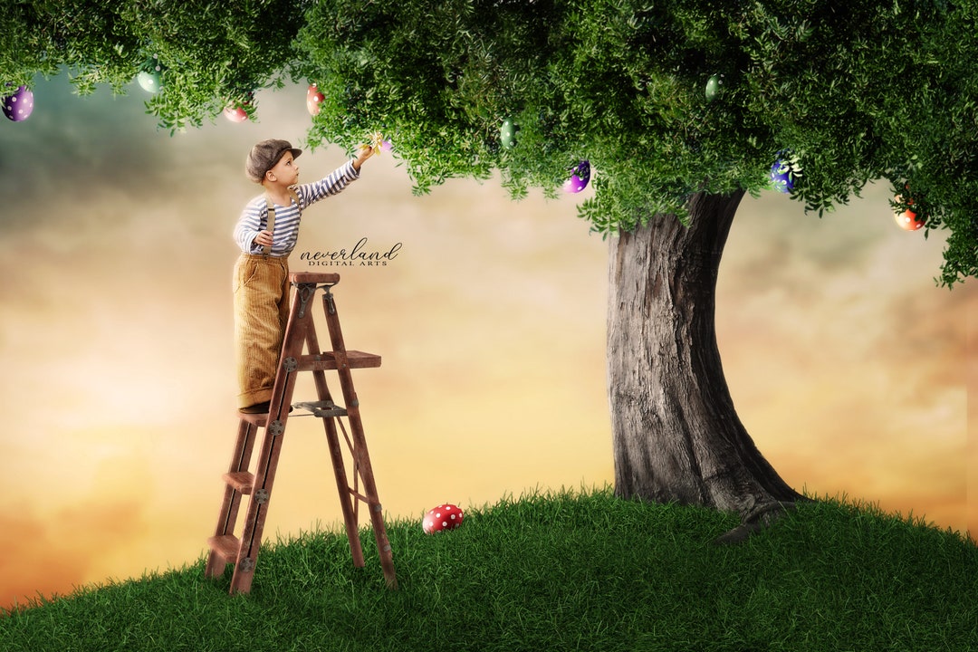 Easter Egg Tree Background for Photography Compositions / Photoshop ...