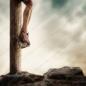 Foot of the Cross Easter Digital Background for Photography ...