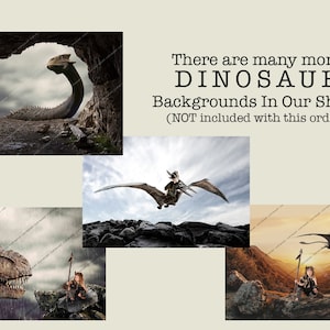 T-rex Dino Dig Digital Background for Photography Compositions ...