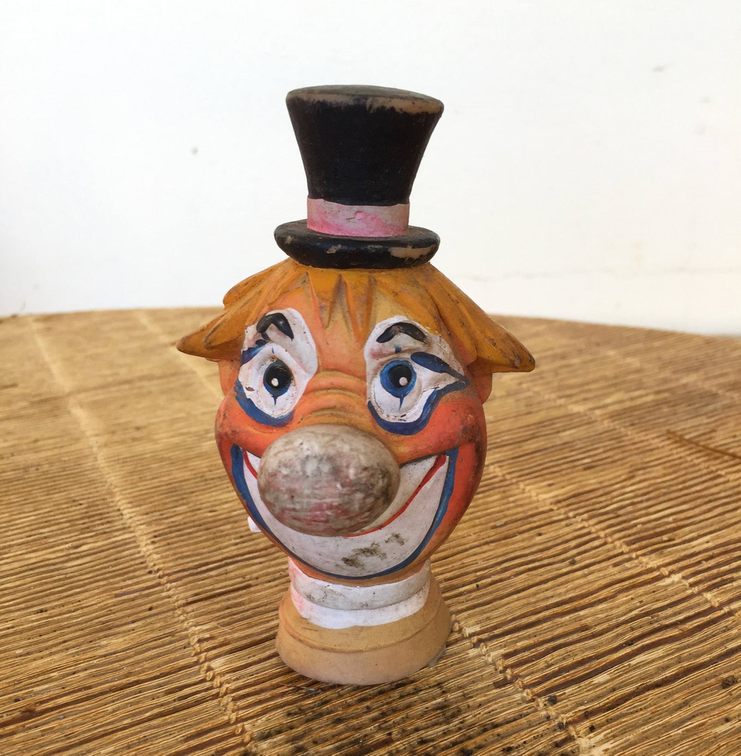 Tête de marionnette ancienne le clown collection jouet - Etsy España