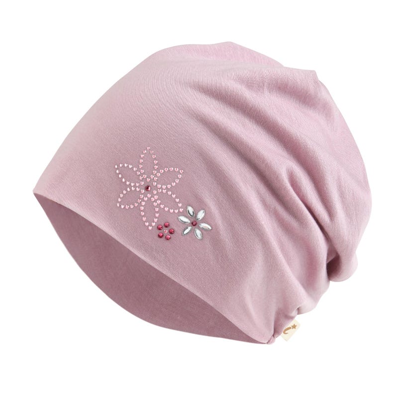 Rhinestone Chemo Beanie: Ultra Soft TENCEL™ Lyocell Head Cover - Etsy ...