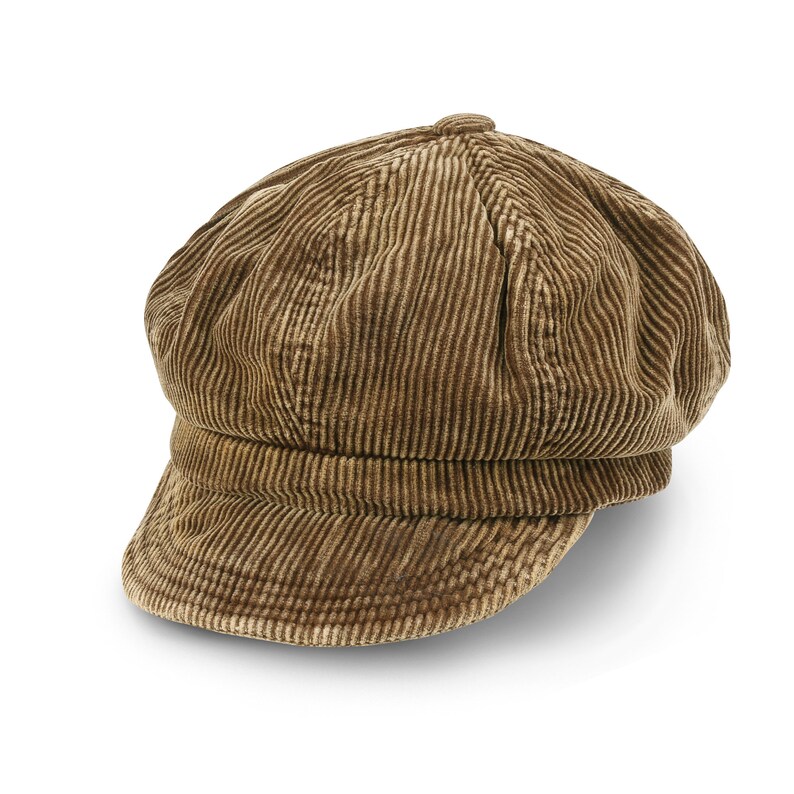 Ililily Washed Cotton Newsboy Cabbie Cap Corduroy Duck Bill - Etsy