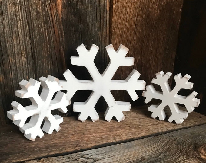 Rustic Wood Snowflake, Wood Snowflake, Christmas Decor, Winter Decor ...