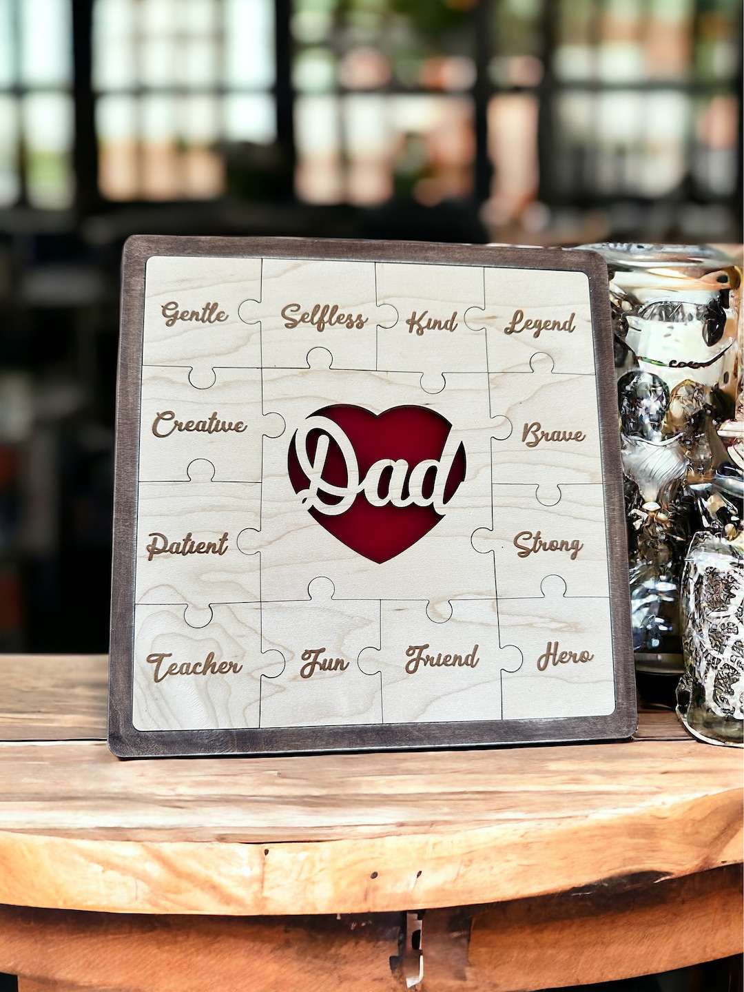 Father's Day Dad Puzzle: Special Man Gift, 8x8 Inch - Etsy