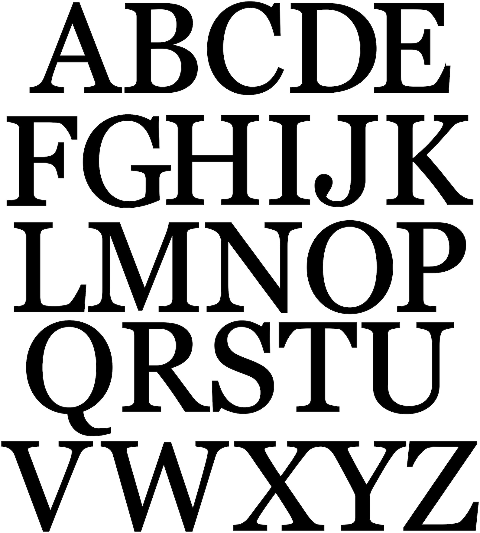 Wooden Letter Cutout 1218 Tall Wood Letter | Etsy