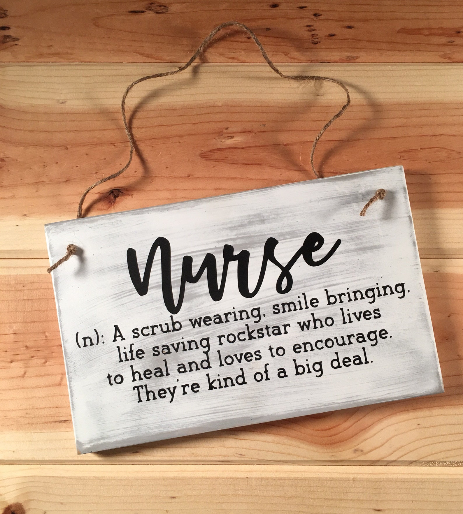 Nurse Wood Sign Wooden Sign Nurse Gift 5.25 X - Etsy