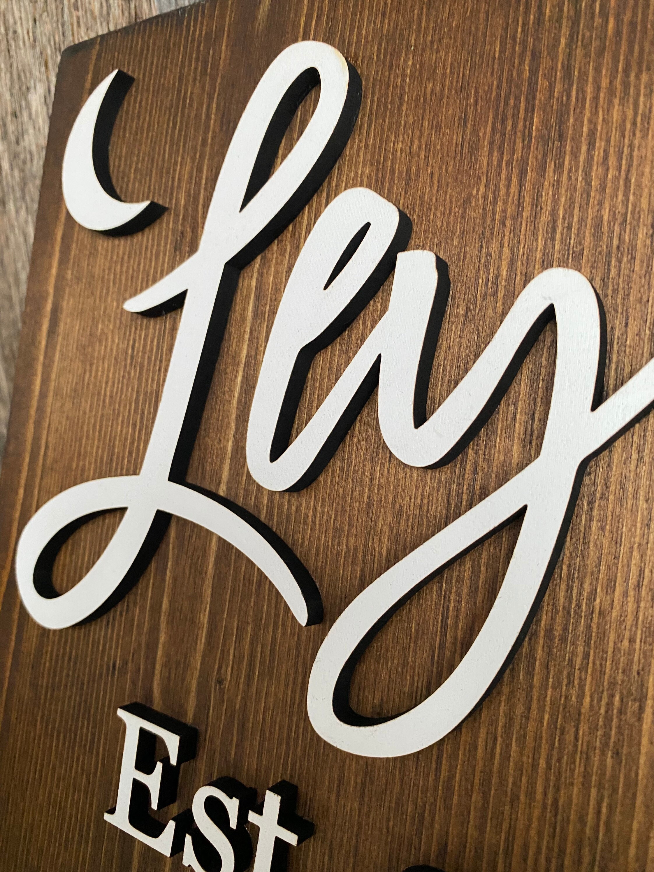 Personalized 3D Mountain Landscape Sign/gift. - Etsy