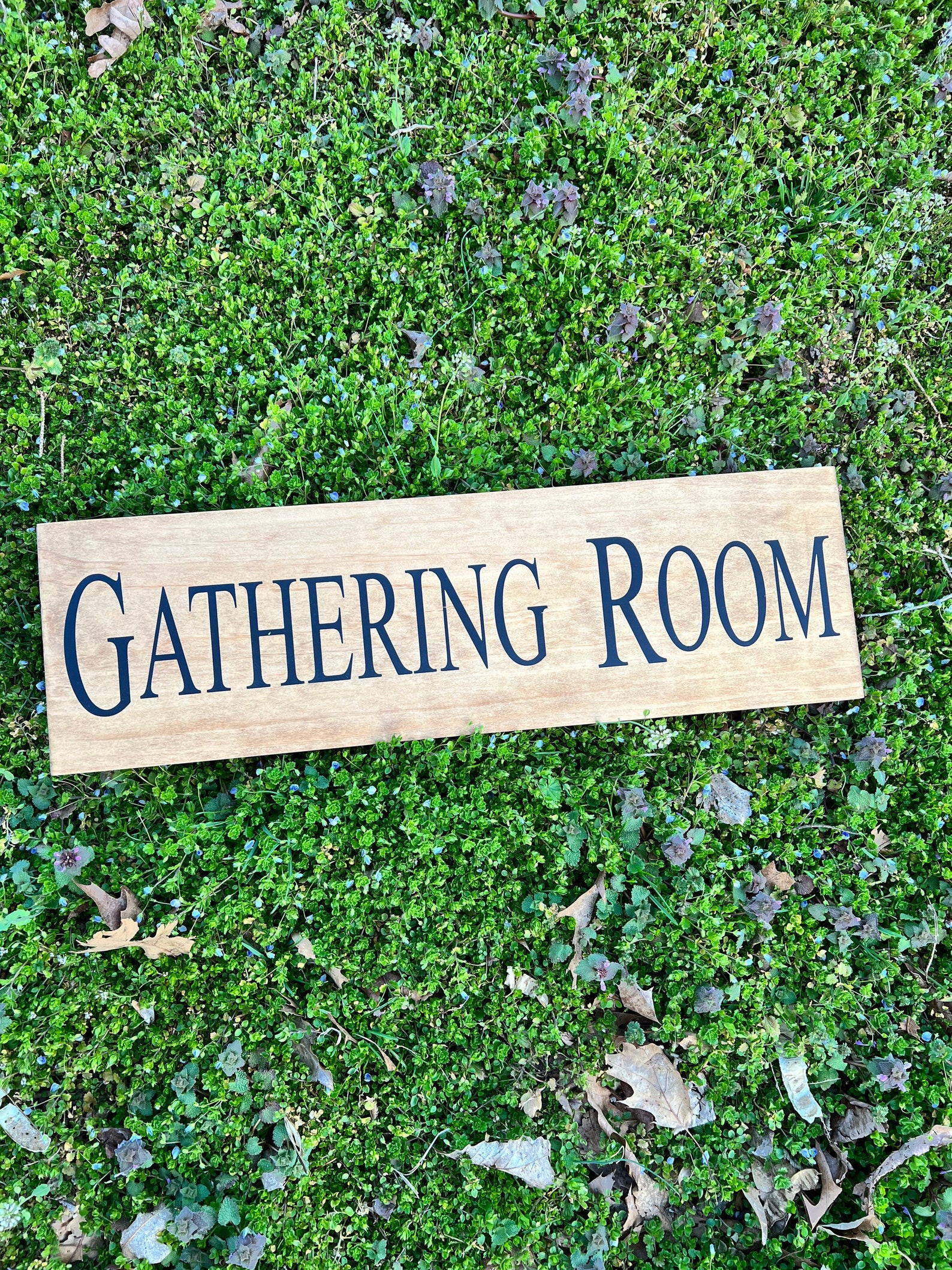 Gathering Room Wood Sign Farmhouse Gathering Room Sign - Etsy