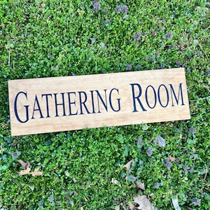 Gathering Room Wood Sign - Farmhouse Gathering Room Sign - Farmhouse ...